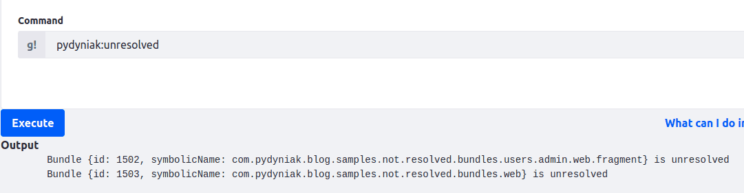 Using Custom System Checkers for finding unresolved bundles